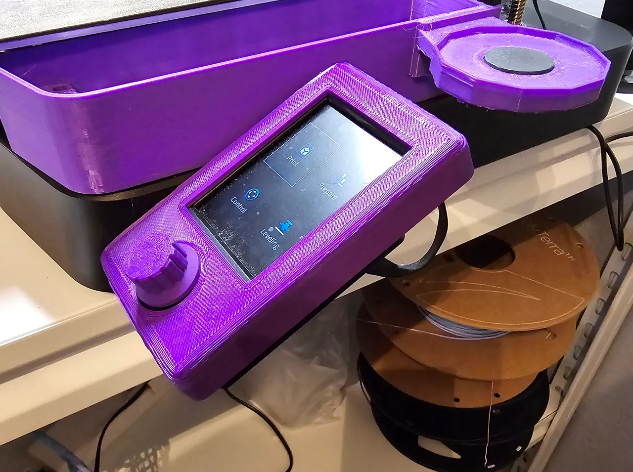 Ender 3 V3 SE Control Unit Screen Cover by J3D_Designs | Download free ...