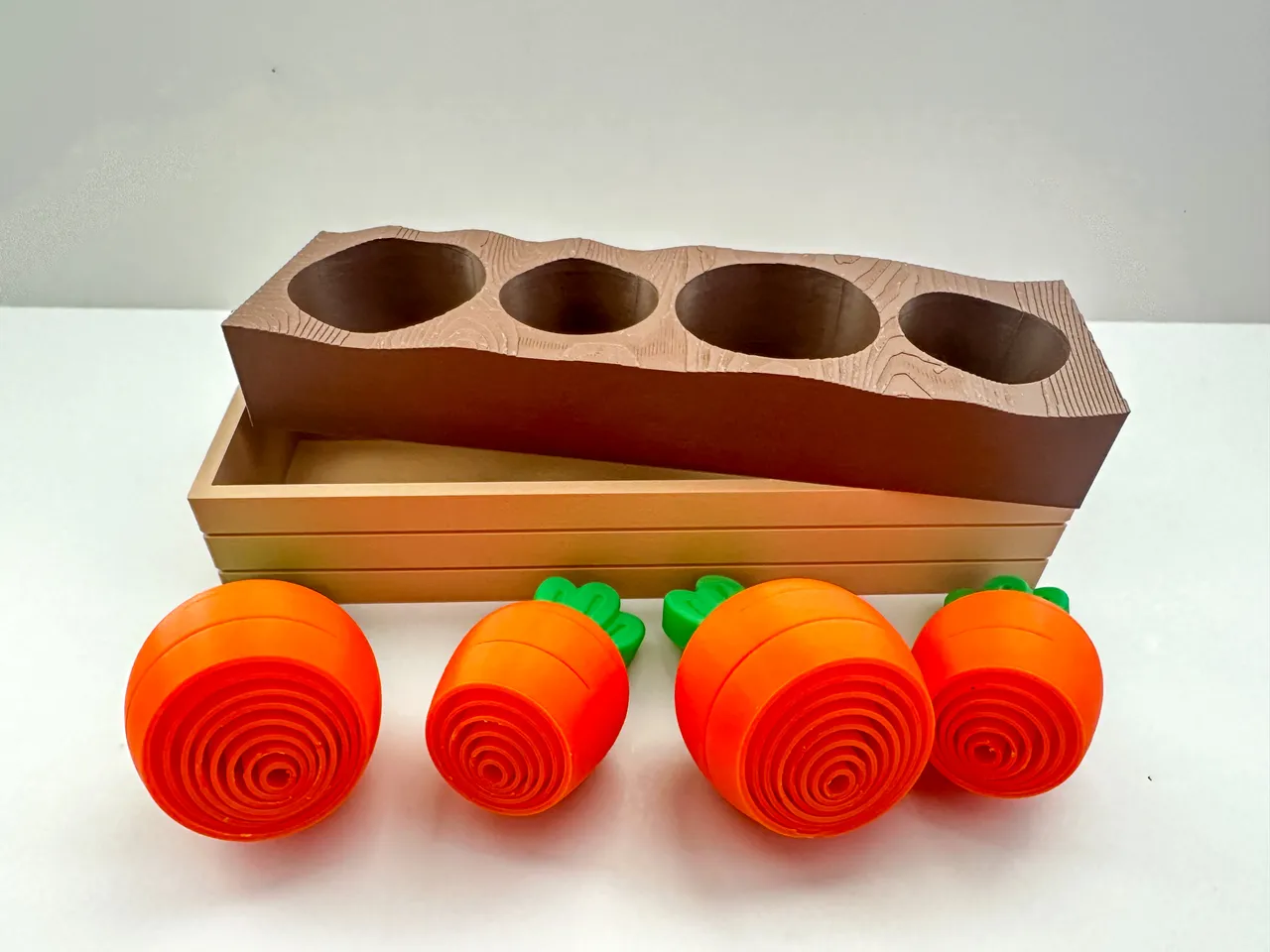 Carrot Garden Layered Fidget Toy by 3DPmom | Download free STL model ...