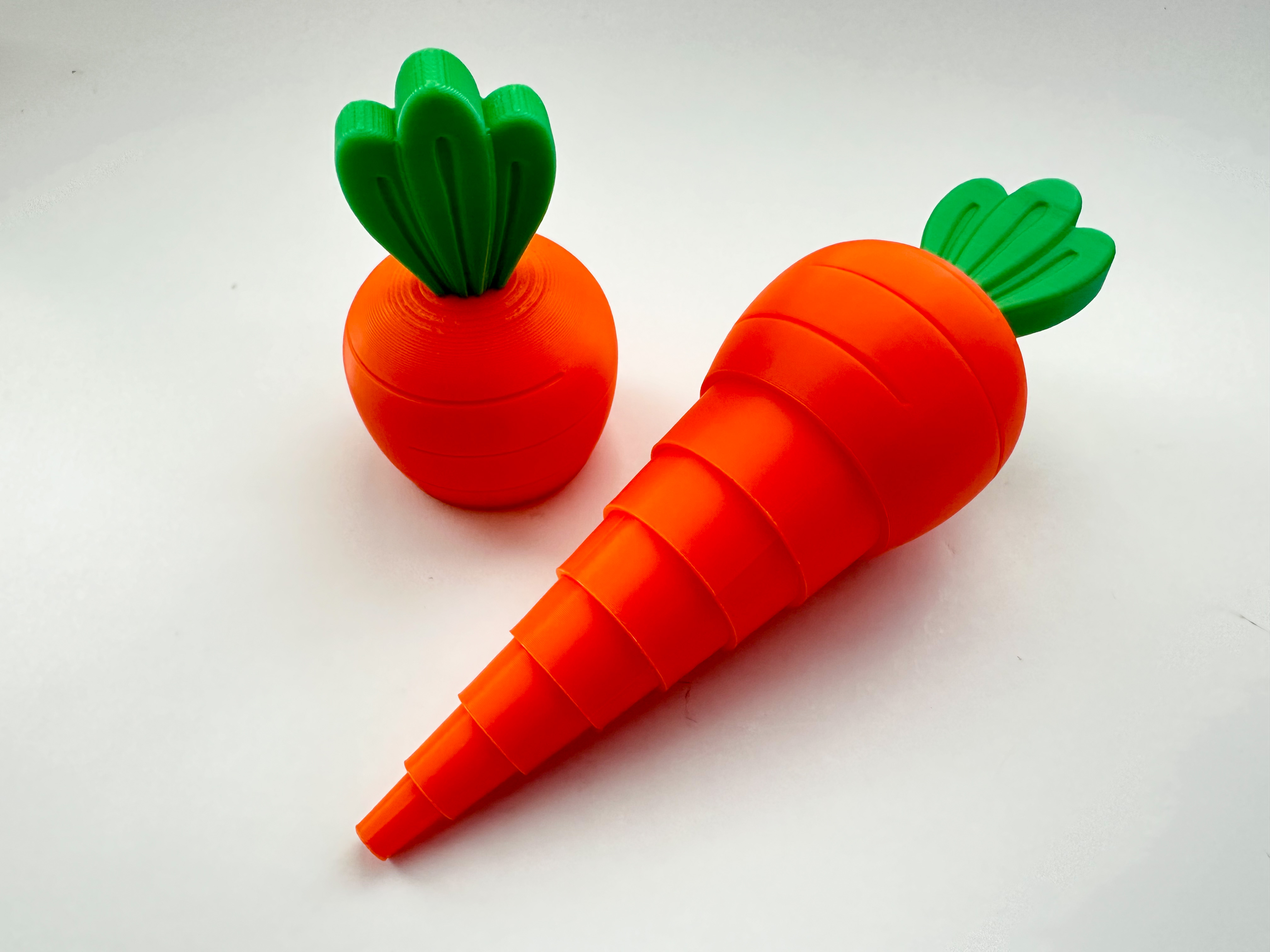 Carrot Garden Layered Fidget Toy by 3DPmom | Download free STL model ...