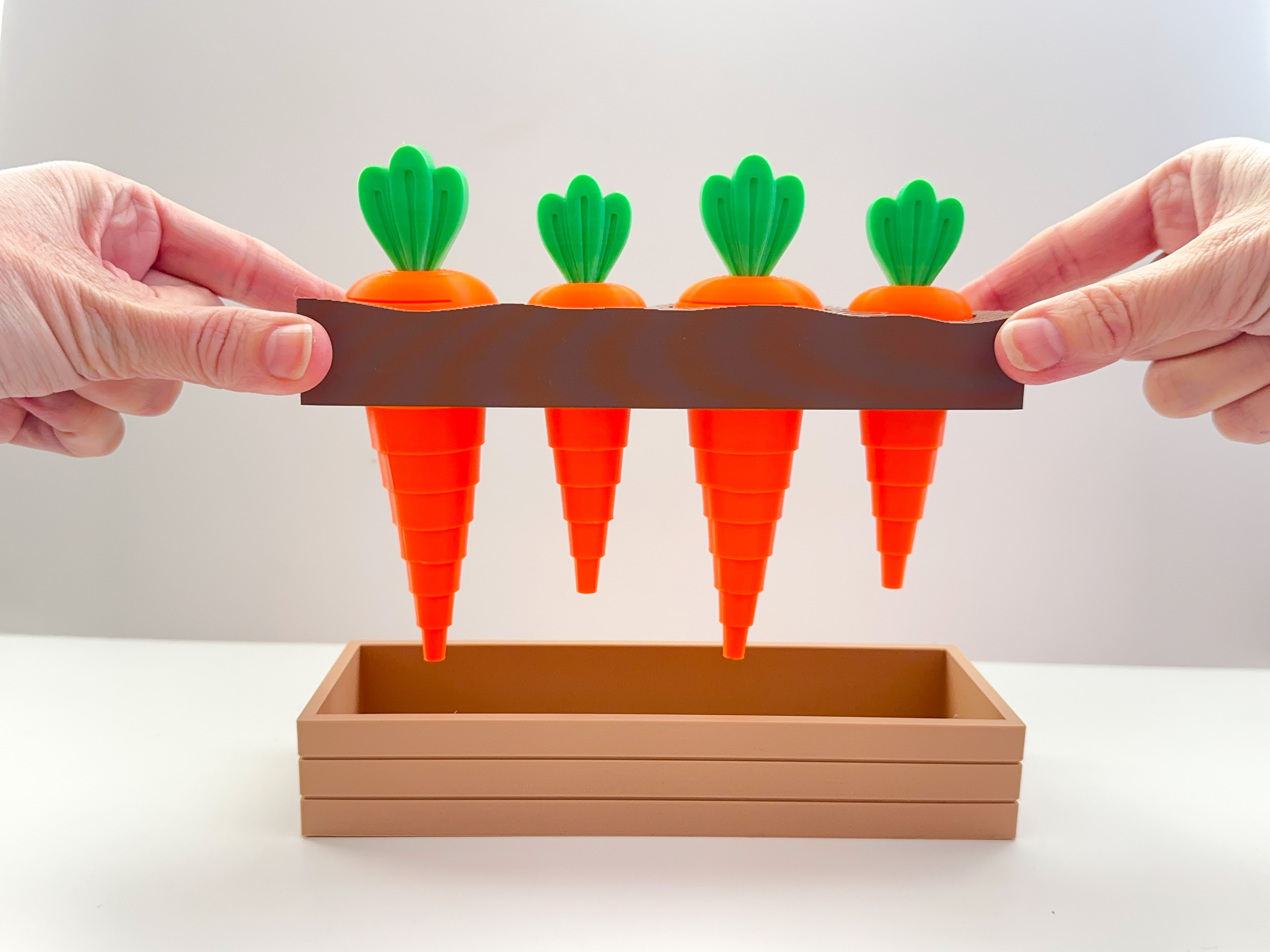 Carrot Garden Layered Fidget Toy by 3DPmom | Download free STL model ...