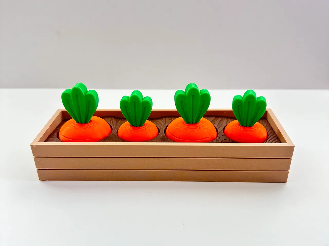 Carrot Garden Layered Fidget Toy by 3DPmom | Download free STL model ...