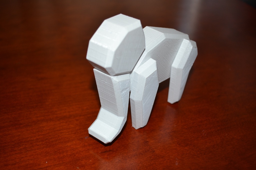 Magnetic Low Poly Elephant by Nextin3d | Download free STL model ...
