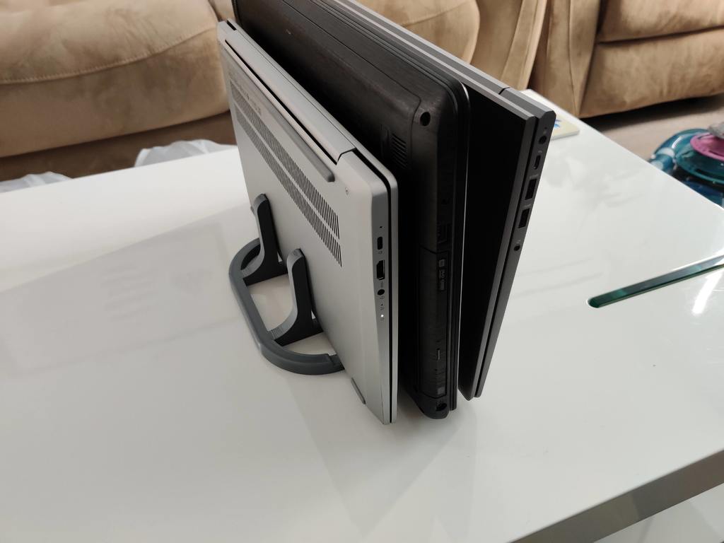 Double/Triple - laptop vertical stand by nix | Download free STL model ...