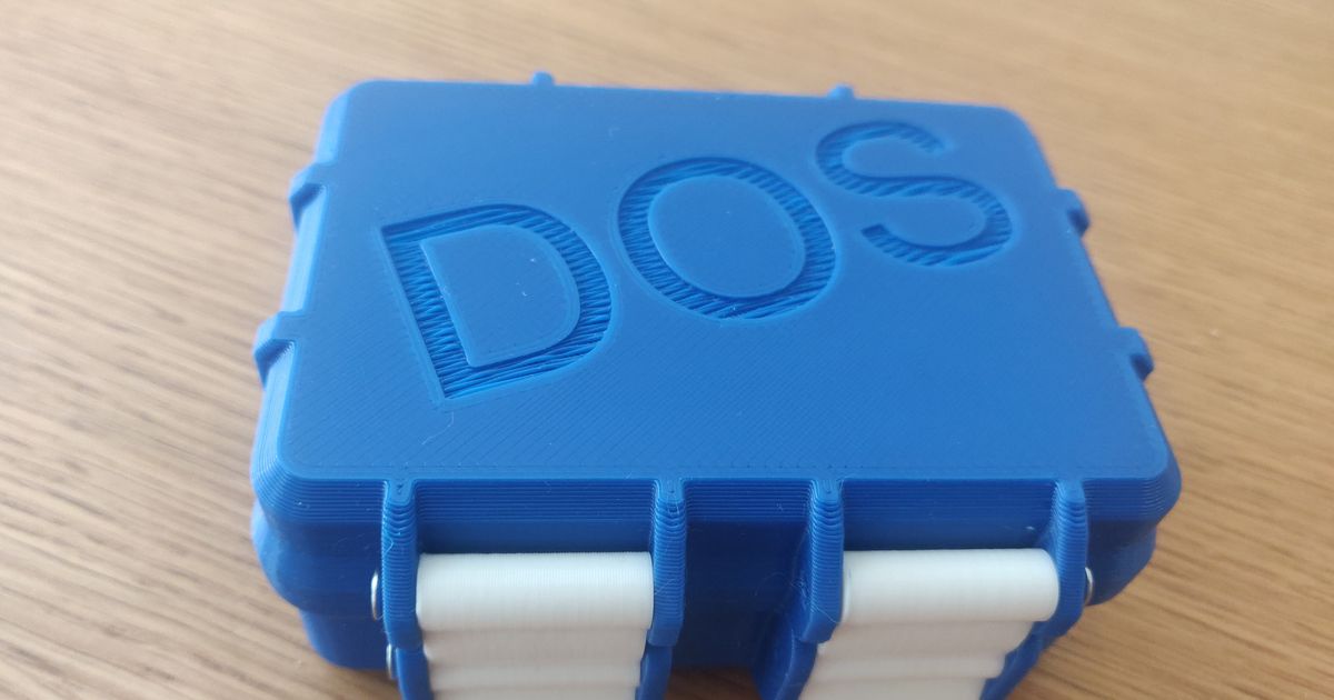 DOS Card Box by Warja | Download free STL model | Printables.com