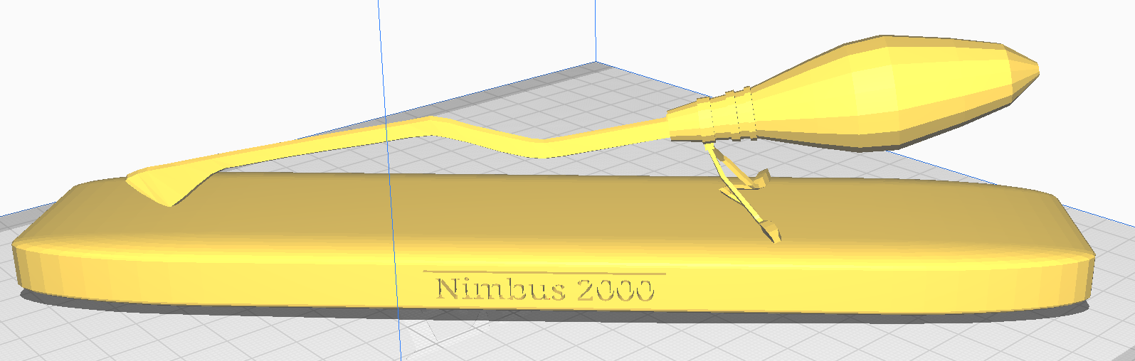 Nimbus 3000 with decorative base // Nimbus 3000 con base para decorar ...