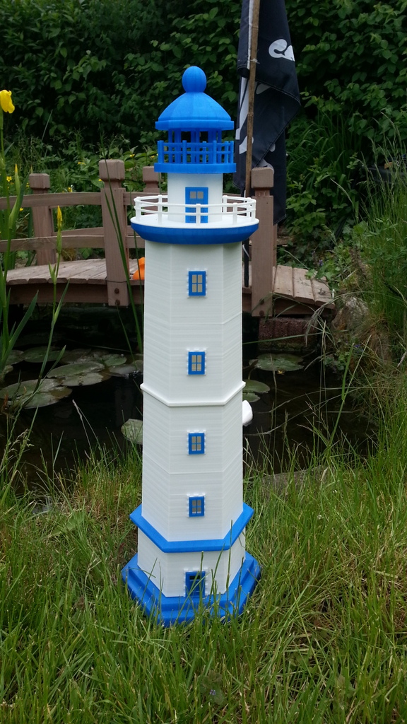 Hexagonal Base Lighthouse Model Remix by DoctorRudd | Download free STL ...
