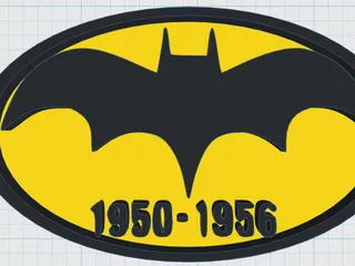 Batman Logo 1950-1956 by Peter Ennist | Download free STL model ...
