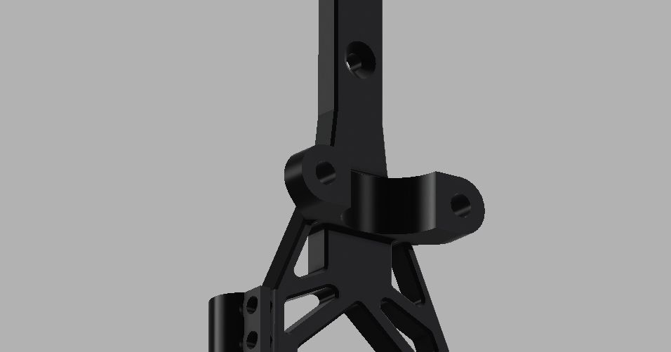 Vzbot Rear sliding mount / CPAP + pinda probe mount by sander4729 ...