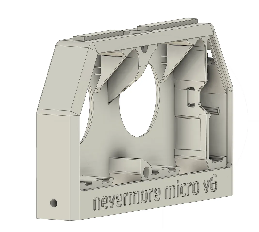 Nevermore Micro v6 - Plenum Cable Fix by edmogeor | Download free STL model | Printables.com