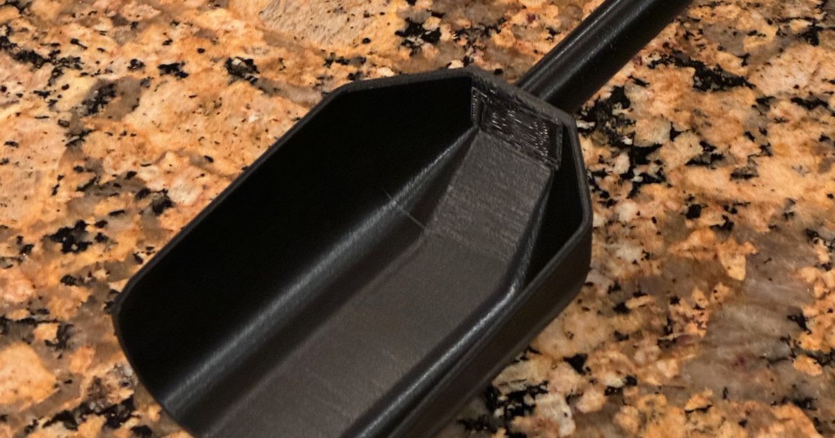 Yet Another Scoop - Threaded Handle by mscalora | Download free STL ...