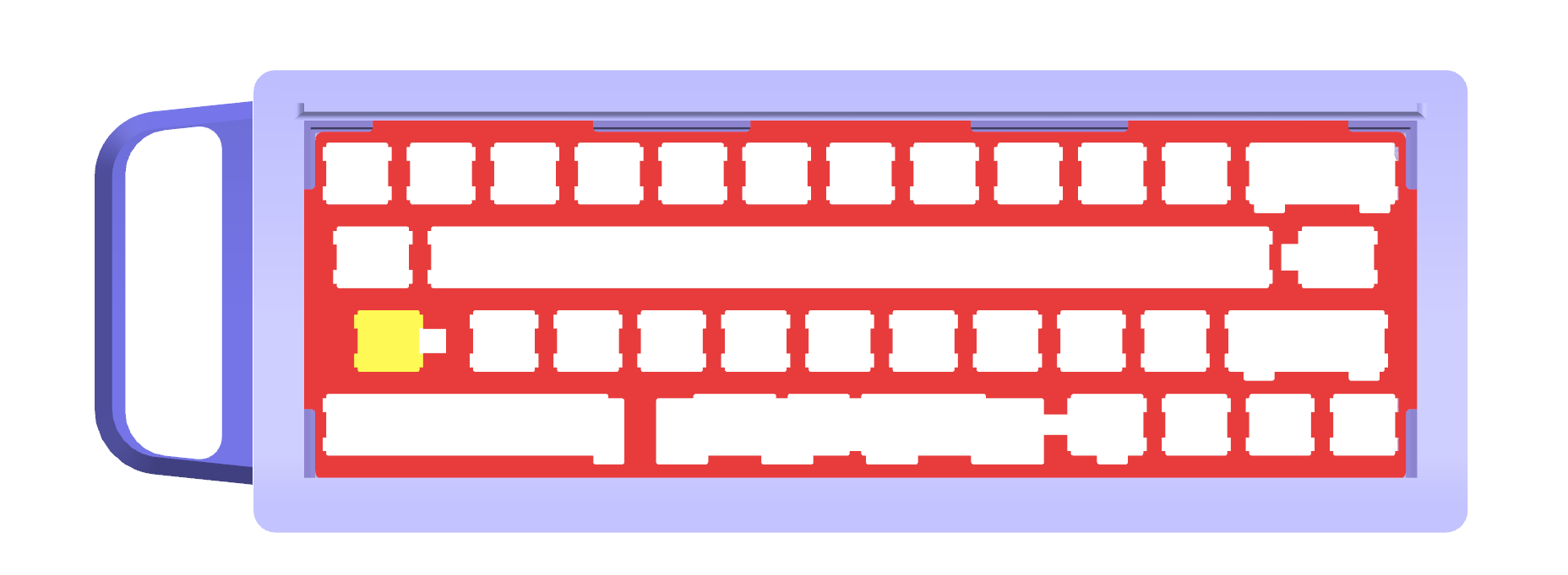 TG4x 40% mechanical keyboard case by Chandraveer Mathur | Download free ...