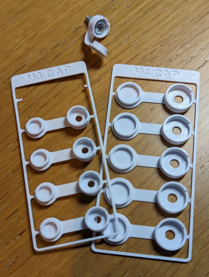 Screw Cap Kit Cards for M3, M4, M5 and M6 Panhead Screws by PLAUK ...