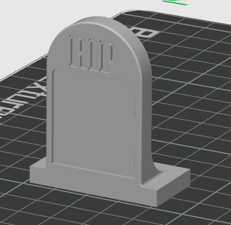 Tiny R.I.P. Tombstone by GSadventure | Download free STL model ...