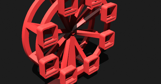 Ferris wheel foto holder by JoBoyJoas | Download free STL model ...