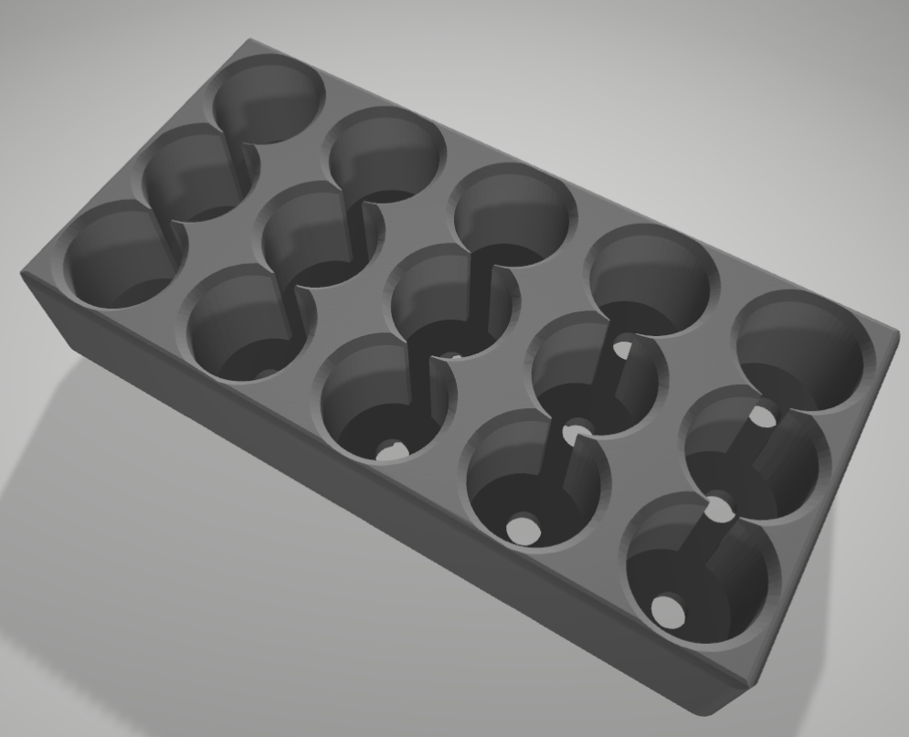 Gridfinity 2x4x6 for Army Painter paints Stackable, 6x2mm Magnets by ...