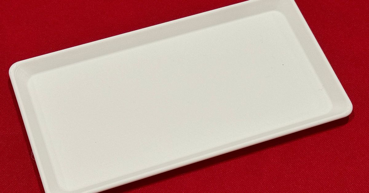 Simple tray by bookworm112 | Download free STL model | Printables.com