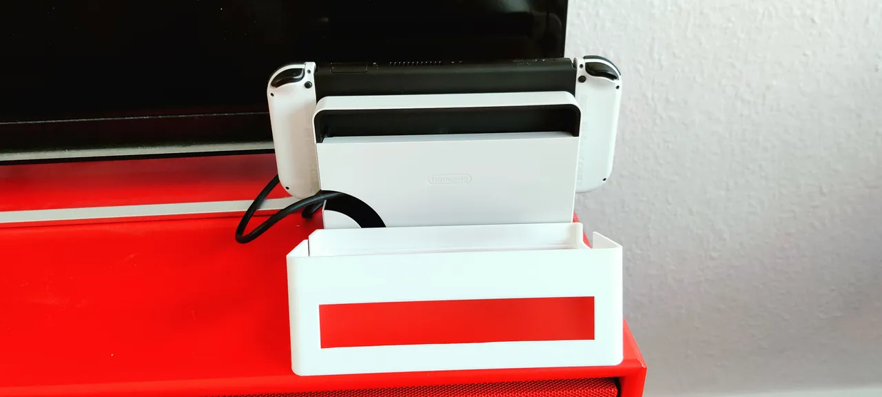 Nintendo OLED Switch Horizontal Dock by Oqze | Download free STL model ...