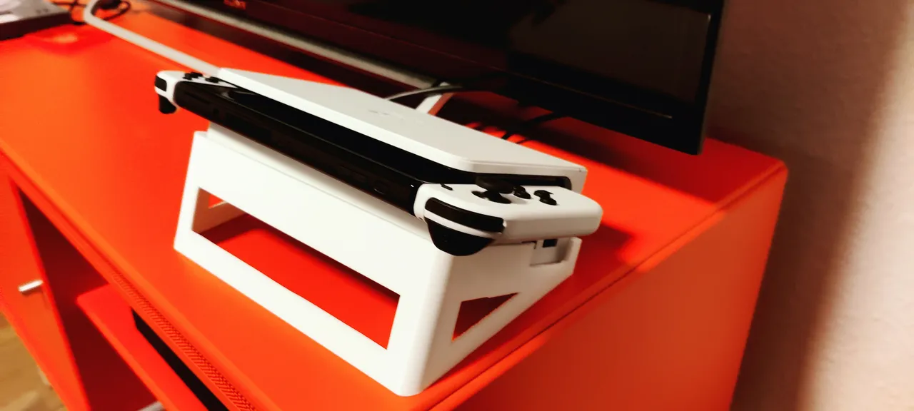 Nintendo OLED Switch Horizontal Dock by Oqze | Download free STL model ...