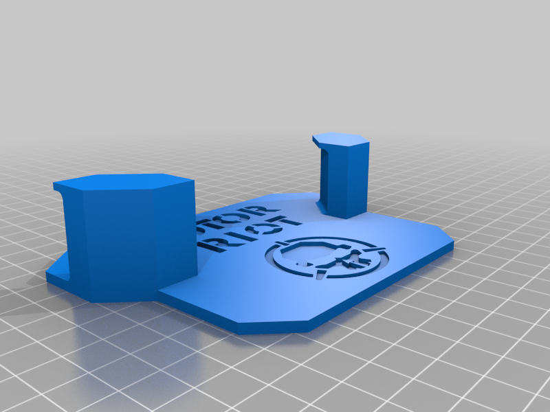 Drone Wall hangar "Rotor Riot" by Jonathan_Ott | Download free STL ...