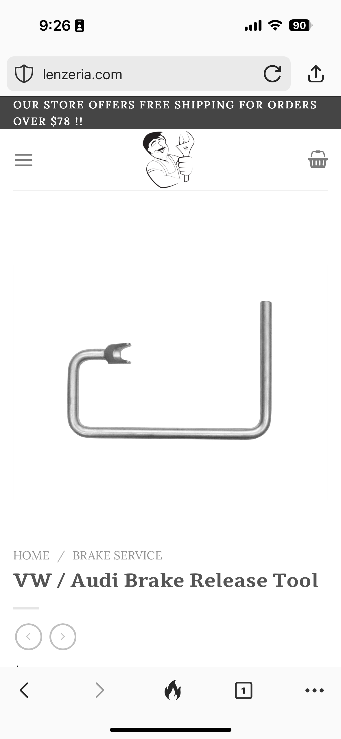 Volkswagen ,Audi, VAG ... brake pedal/ booster disconnect tool by ...