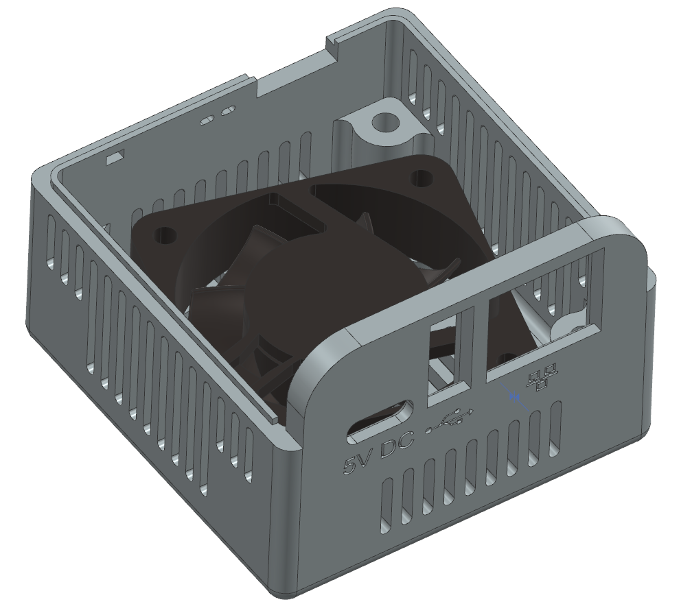 NanoPi Neo3 case 4010 fan btm by Marcin Ploszaj | Download free STL ...