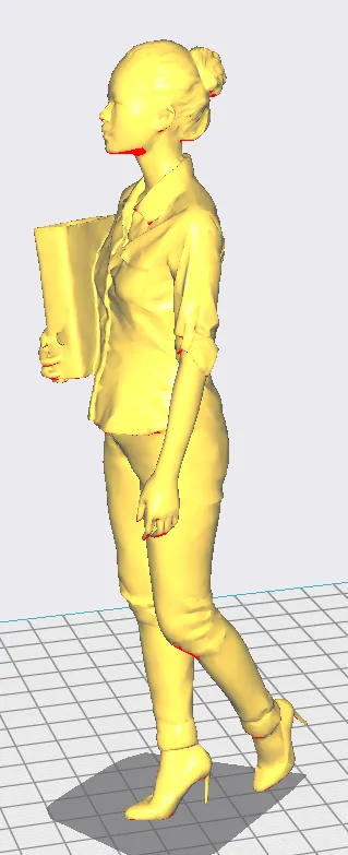 Businesswoman Figure by Onur Yıldırım | Download free STL model ...