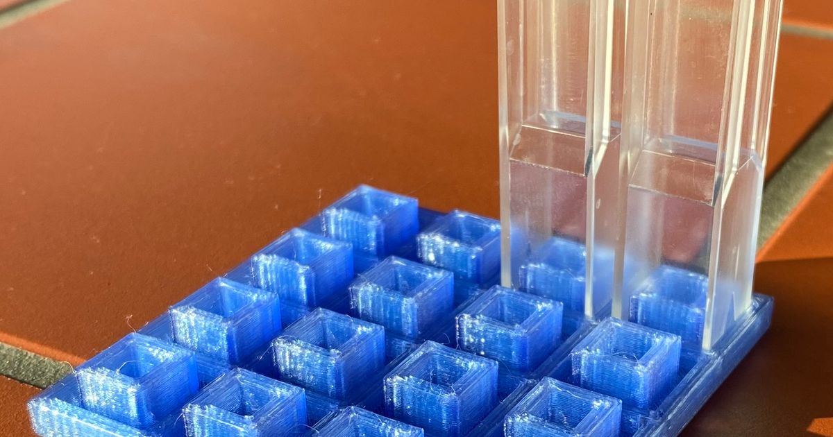 Cuvette Drying Stand by CG0072 | Download free STL model | Printables.com