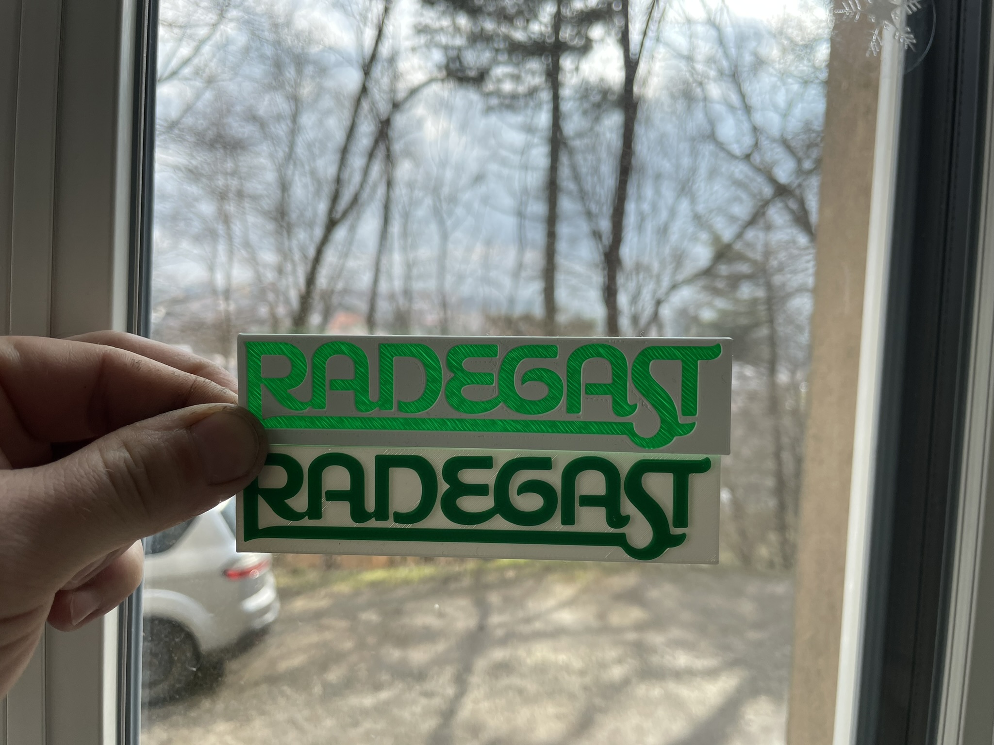 Radegast logo nápis by Pavel Wojtaszek | Download free STL model ...