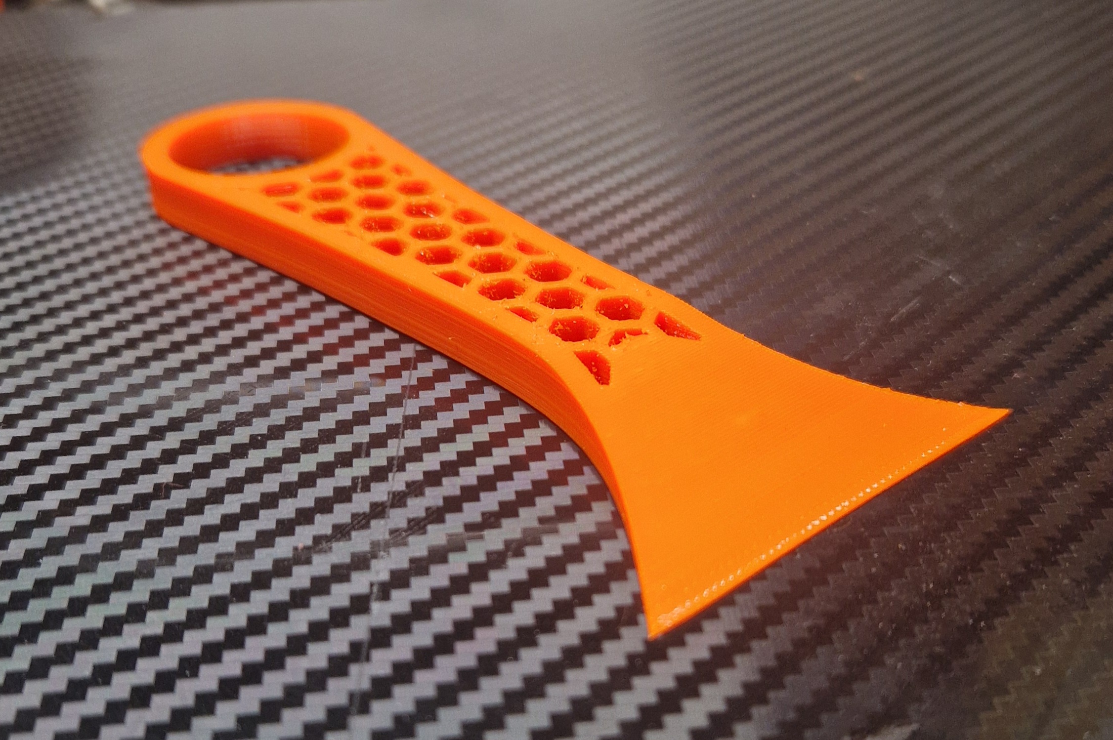 Mini Printbed Scraper - Honeycomb Pattern by Treba Ales | Download free ...