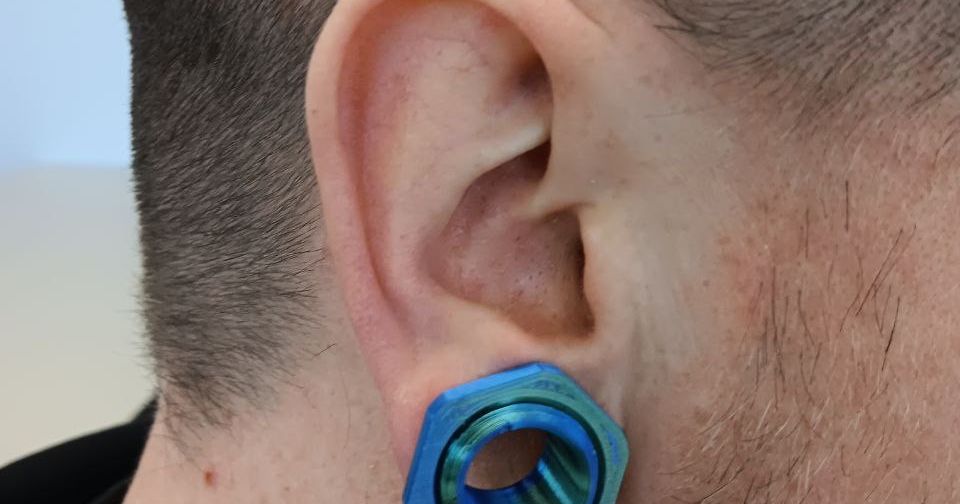 thunnel for ears 20 mm width by dragonfly | Download free STL model ...