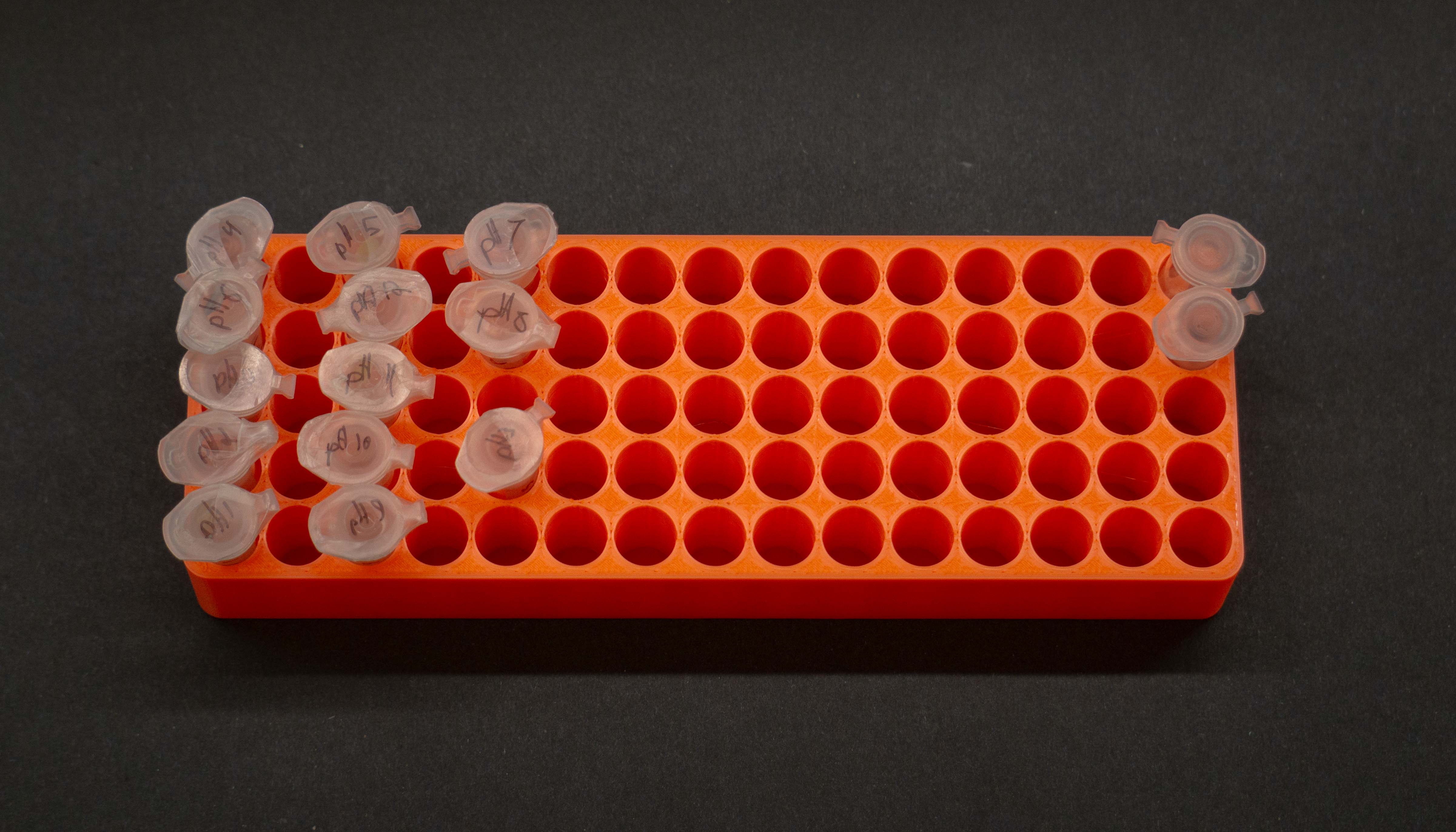 Microcentrifuge Tube Rack by Peagler Science | Download free STL model ...