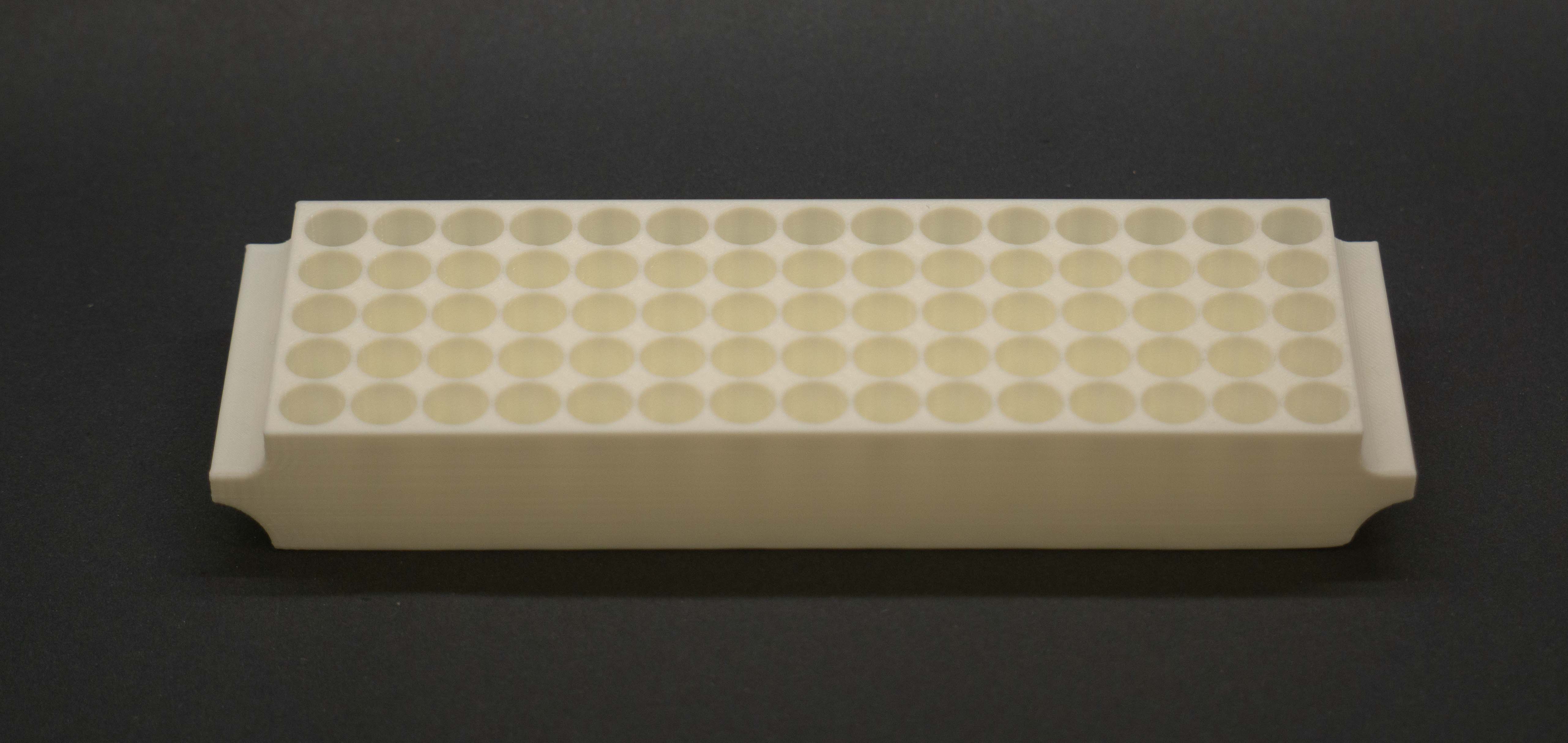 Microcentrifuge Tube Rack by Peagler Science | Download free STL model ...