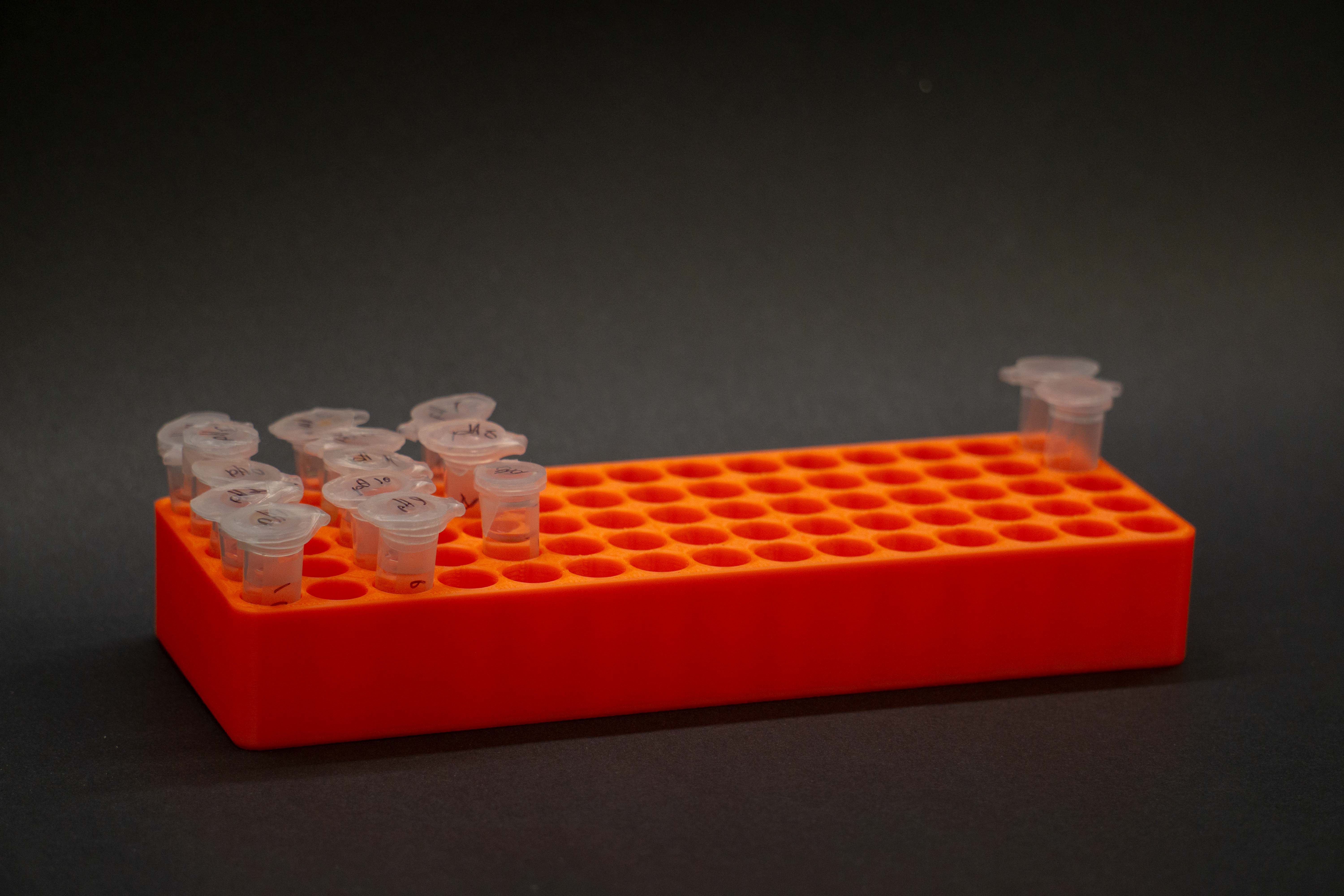 Microcentrifuge Tube Rack by Peagler Science | Download free STL model ...