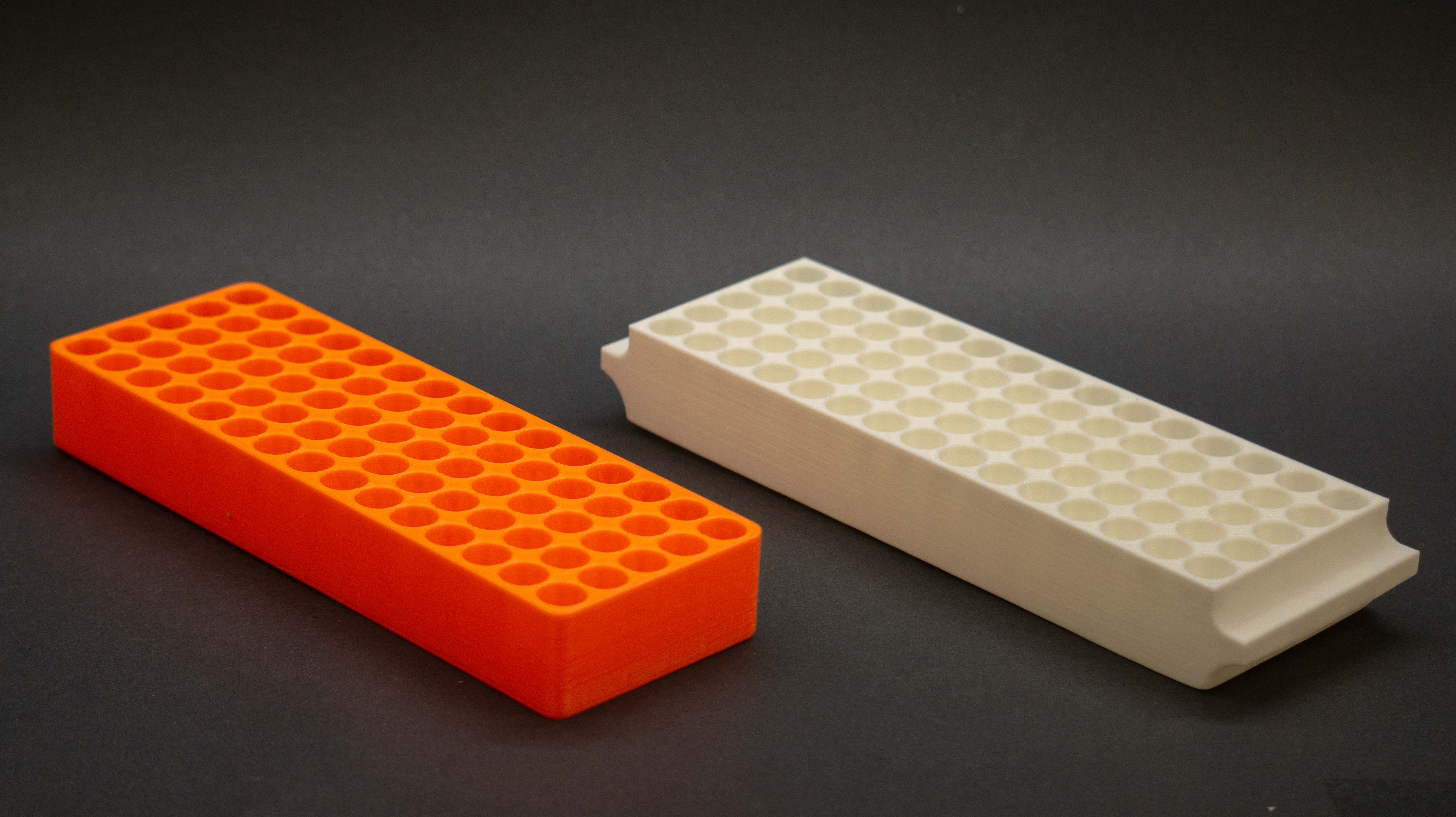 Microcentrifuge Tube Rack by Peagler Science | Download free STL model ...