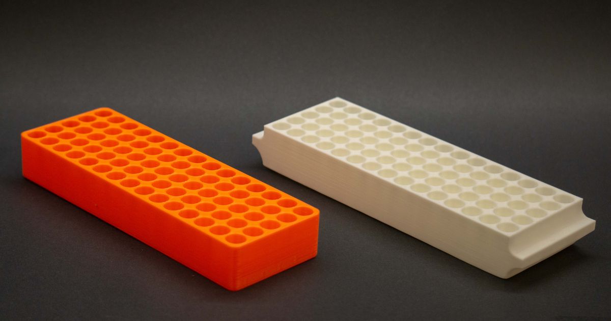 Microcentrifuge Tube Rack by Peagler Science | Download free STL model ...