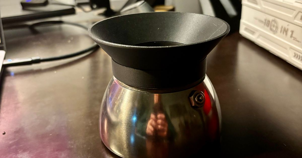 Bialetti Moka induction funnel 55mm by bma | Download free STL model ...
