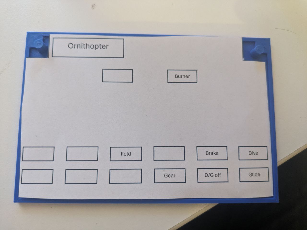 TCA Airbus Joystick Cheat Sheet Holder by Crusoe3D | Download free STL ...