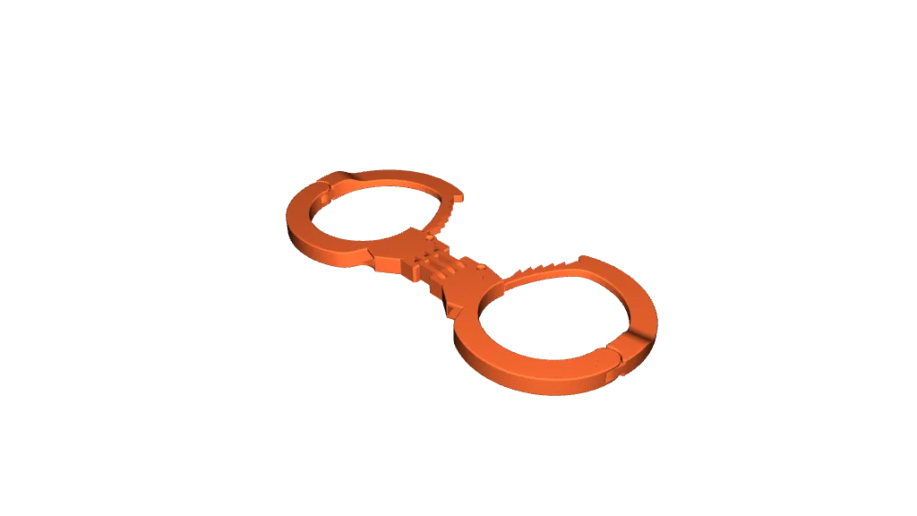 Handcuffs by Ghostcat3-D | Download free STL model | Printables.com