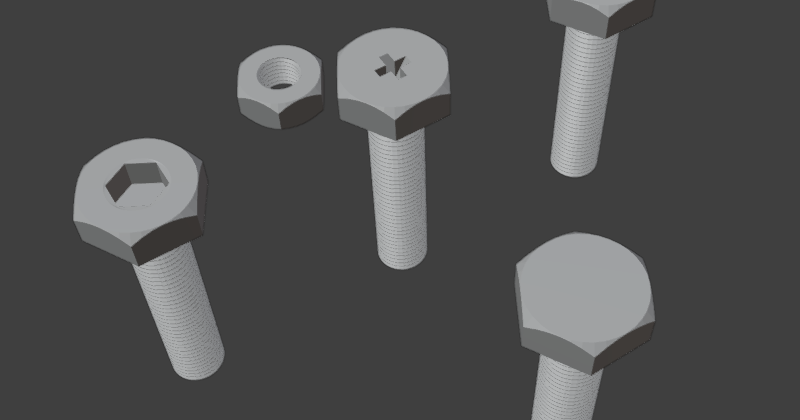 BOLT AND NUT M3x15mm by 3D Galaxy | Download free STL model ...