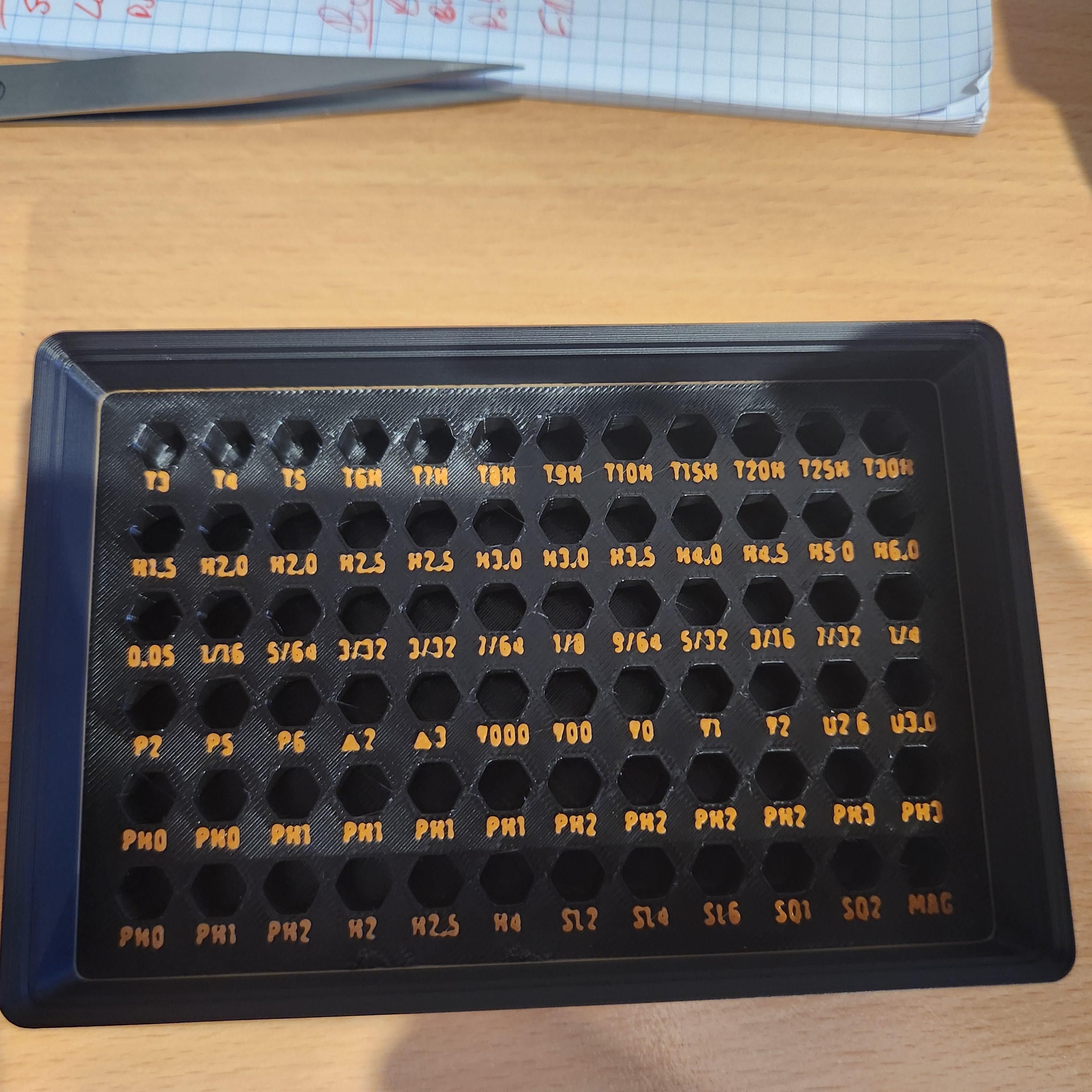 Gridfinity LTT screwdriver bit bin by jufy111 | Download free STL model ...