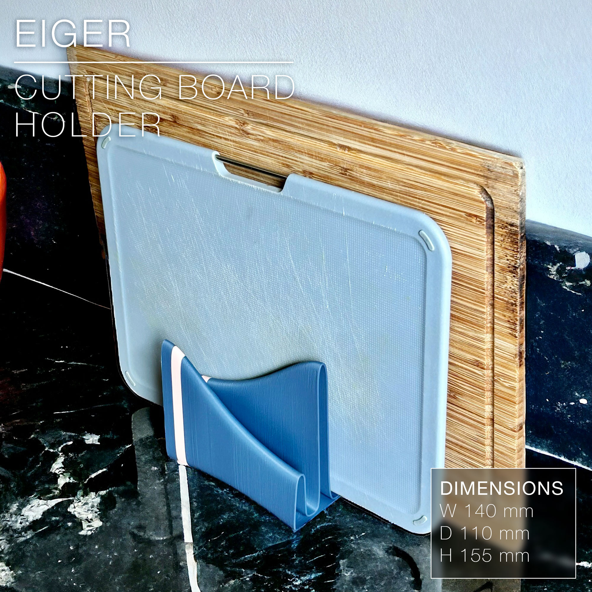 EIGER | Cutting Board Rack by Charles Regaud | Printables Store