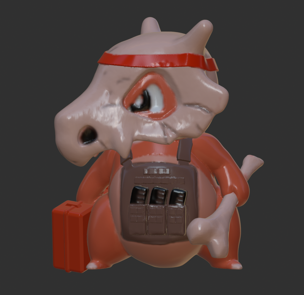 cubone militay medic by 1994df | Download free STL model | Printables.com