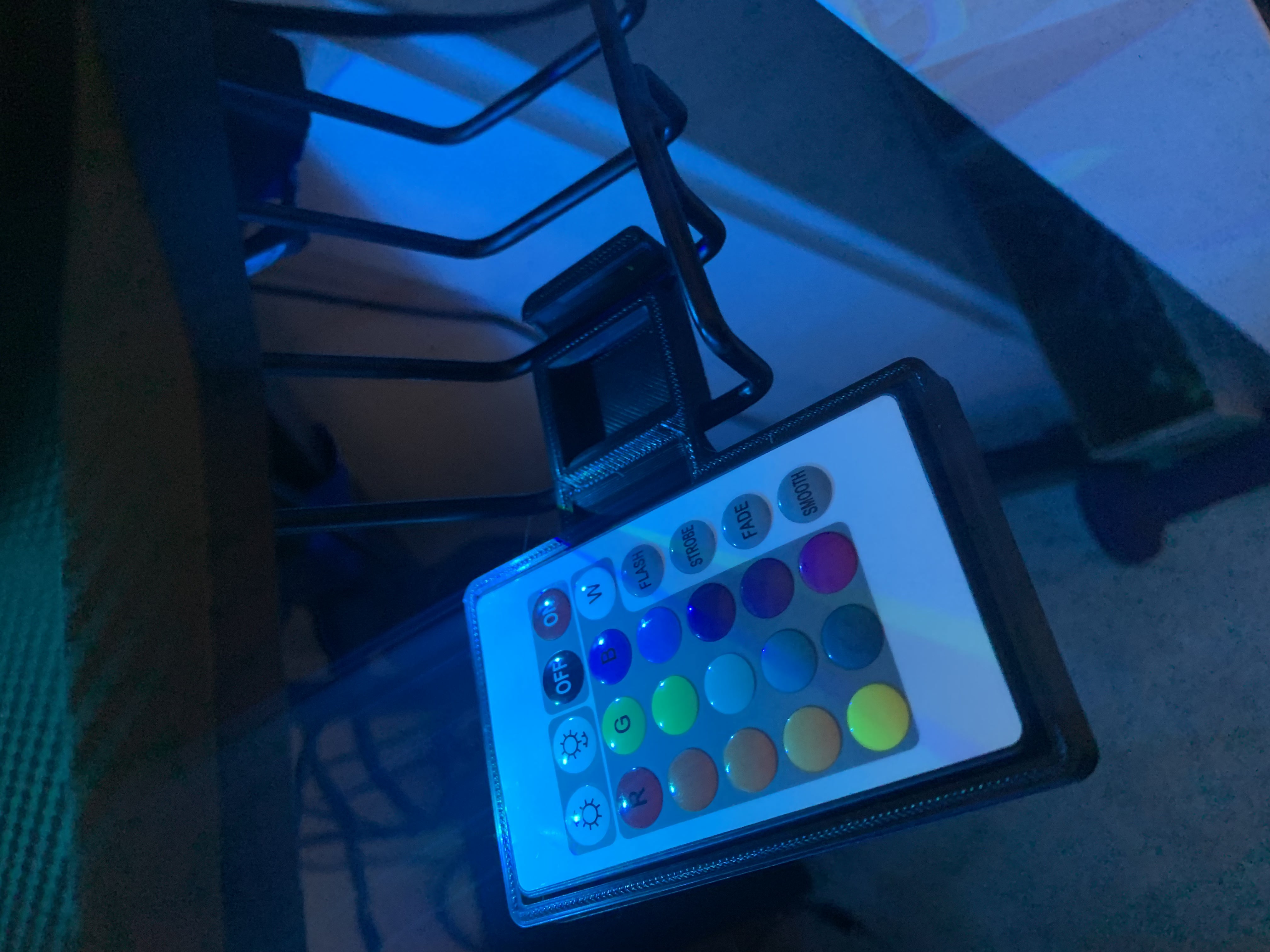 RGB remote Holder by Bat_ | Download free STL model | Printables.com