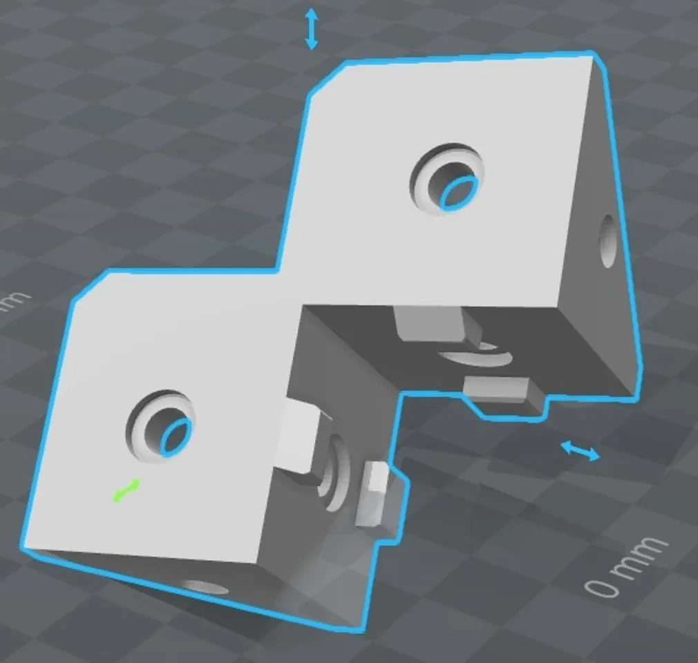 3030 Corner Dual Flat by Mazls92 | Download free STL model | Printables.com