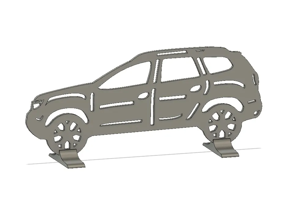 Dacia Duster silhouette by Emil | Download free STL model | Printables.com