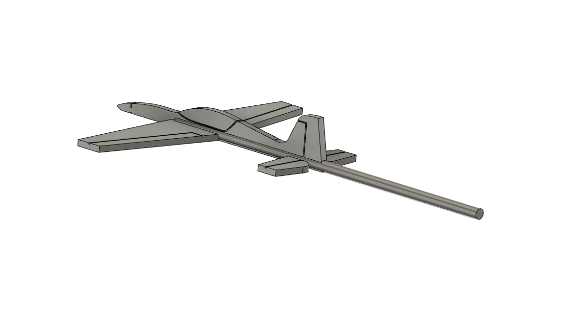 LASER-Z2300 Stickplane by BS | Download free STL model | Printables.com