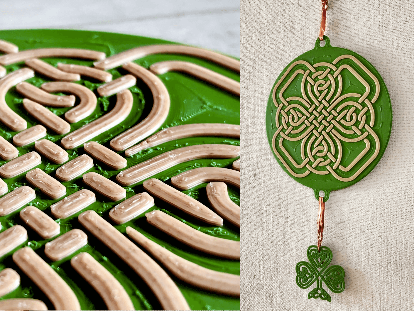 Celtic Knot & Shamrock Irish decoration by Dany Sánchez | Download free ...