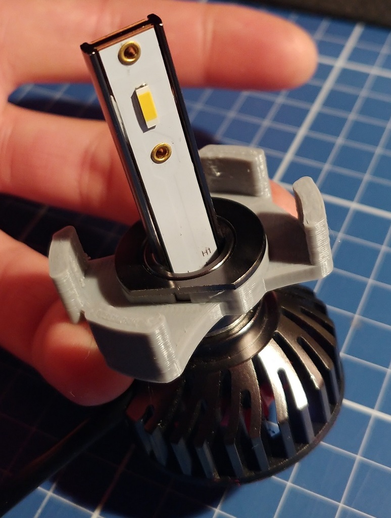 Delica H1 Led Bulb Adaptor by Philip J Fry | Download free STL model ...
