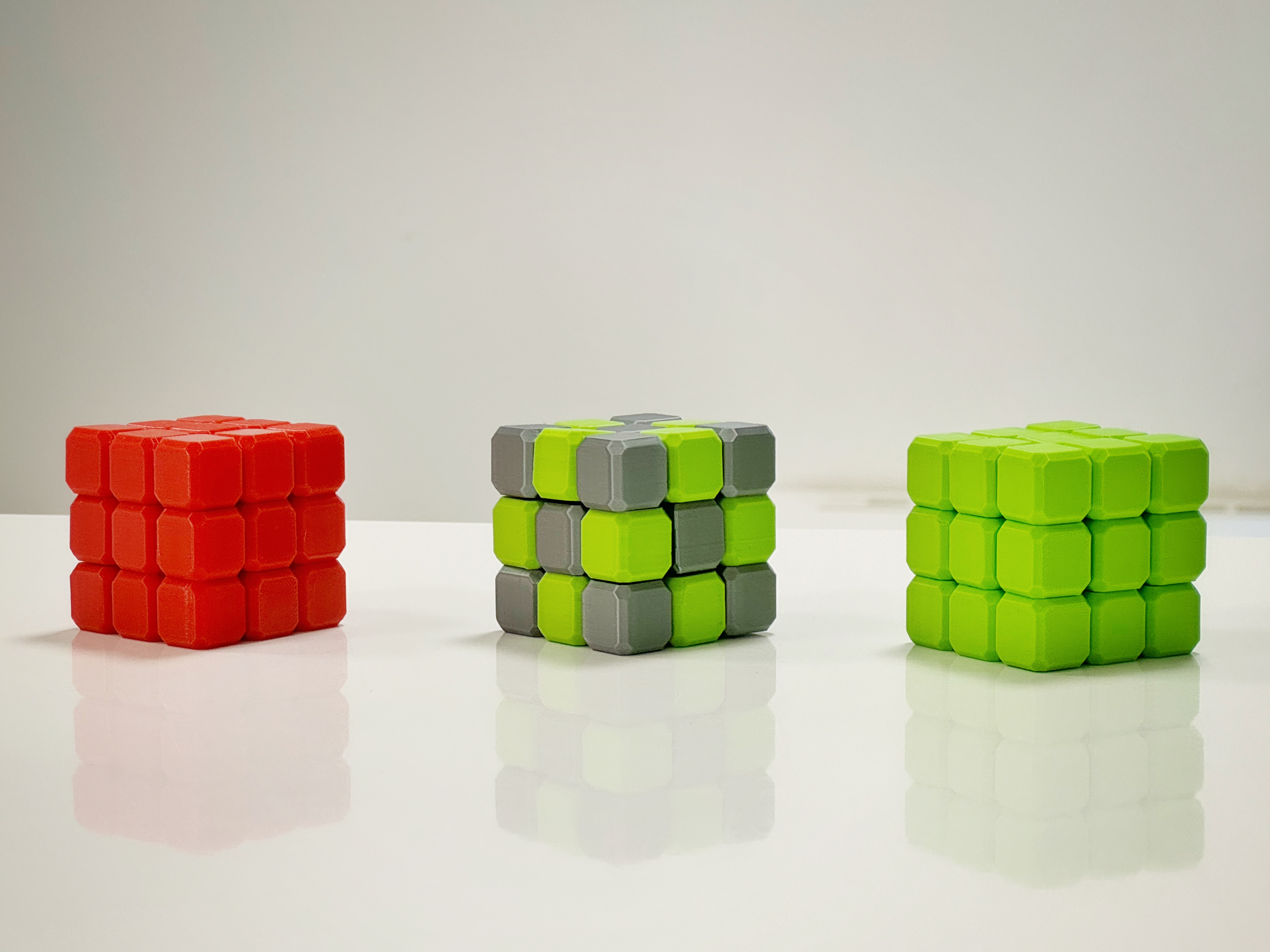 Cube Chain Brain Teaser by iZboxo | Download free STL model ...