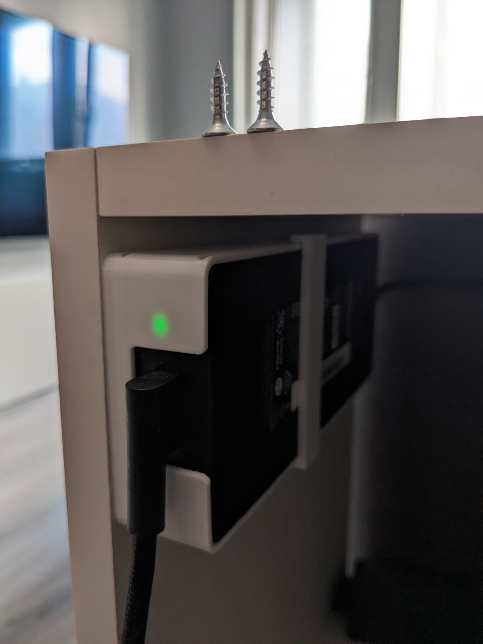 Razer Blade charger under desk holder TALLER BOX COVER REMIX by ...